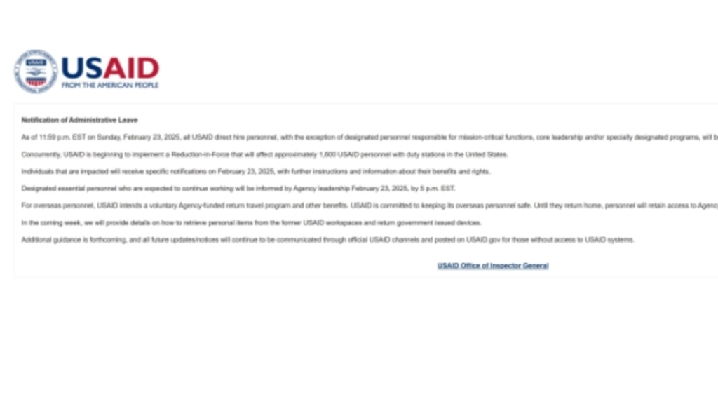 УСАИД затвора 1.600 работни места во Америка - IPortal